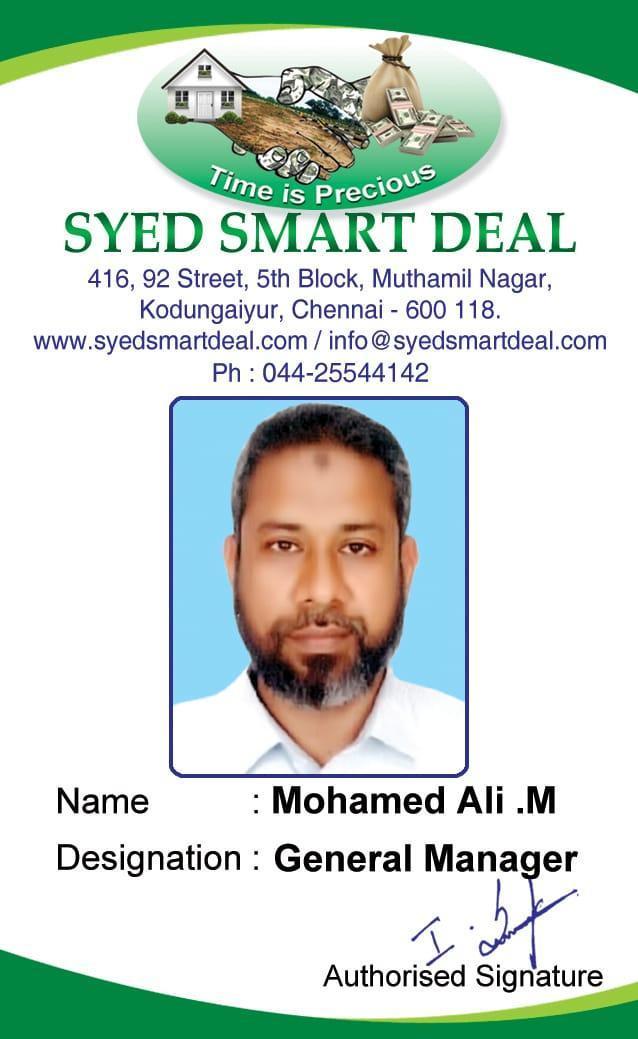 Key Personel - SYED SMART DEAL